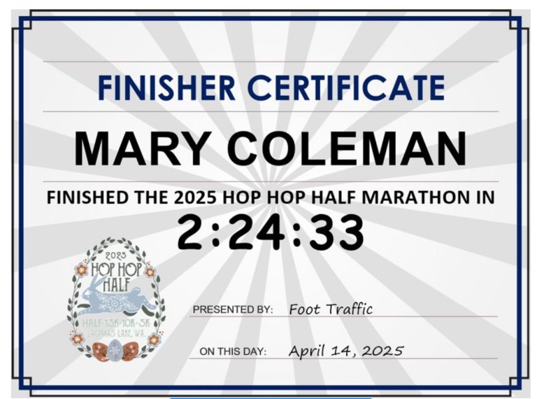 Poem (Shrine), the half marathon, the daily writing prompt, and day 1 ...